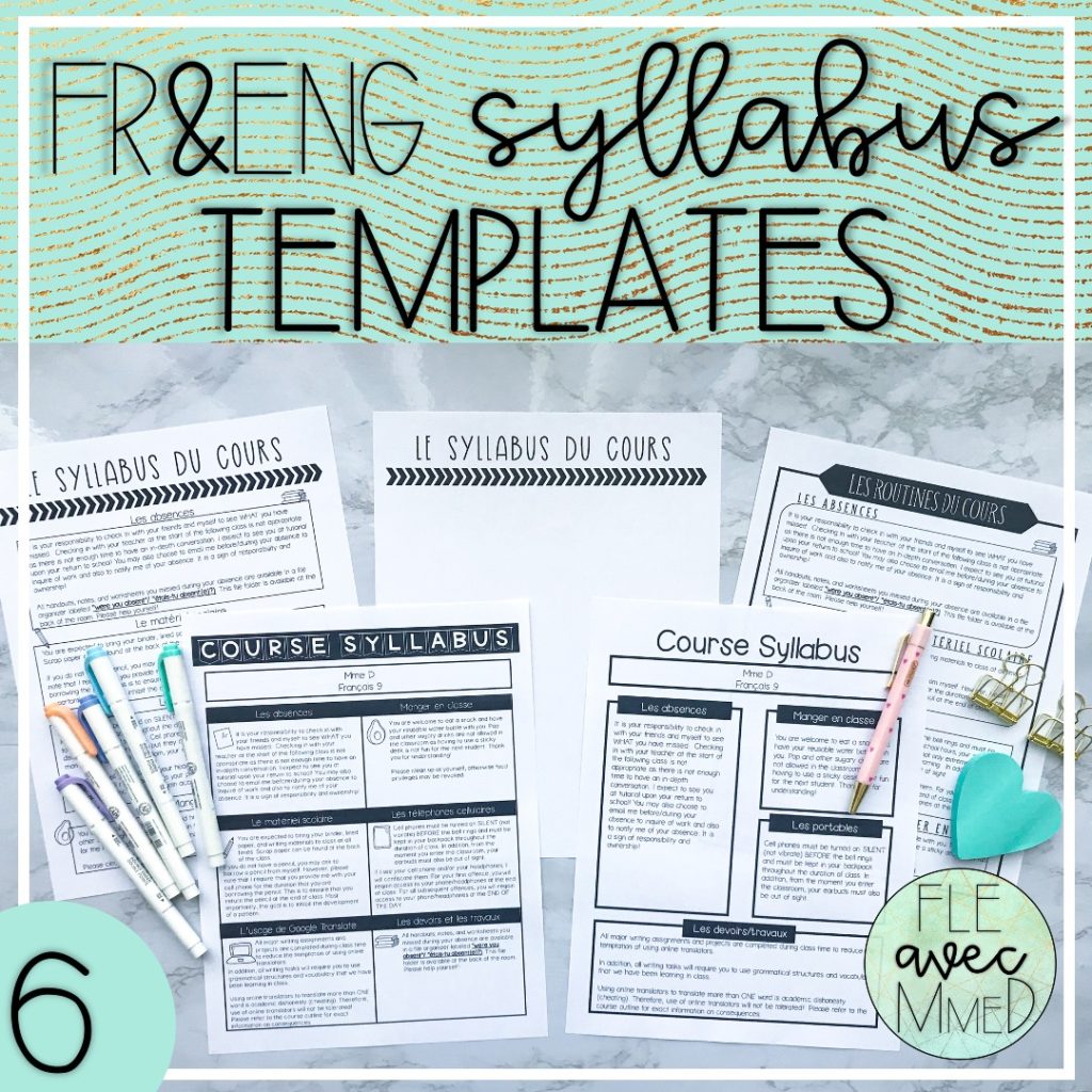 French Back to School Activities Back to School FLE Avec MmeD