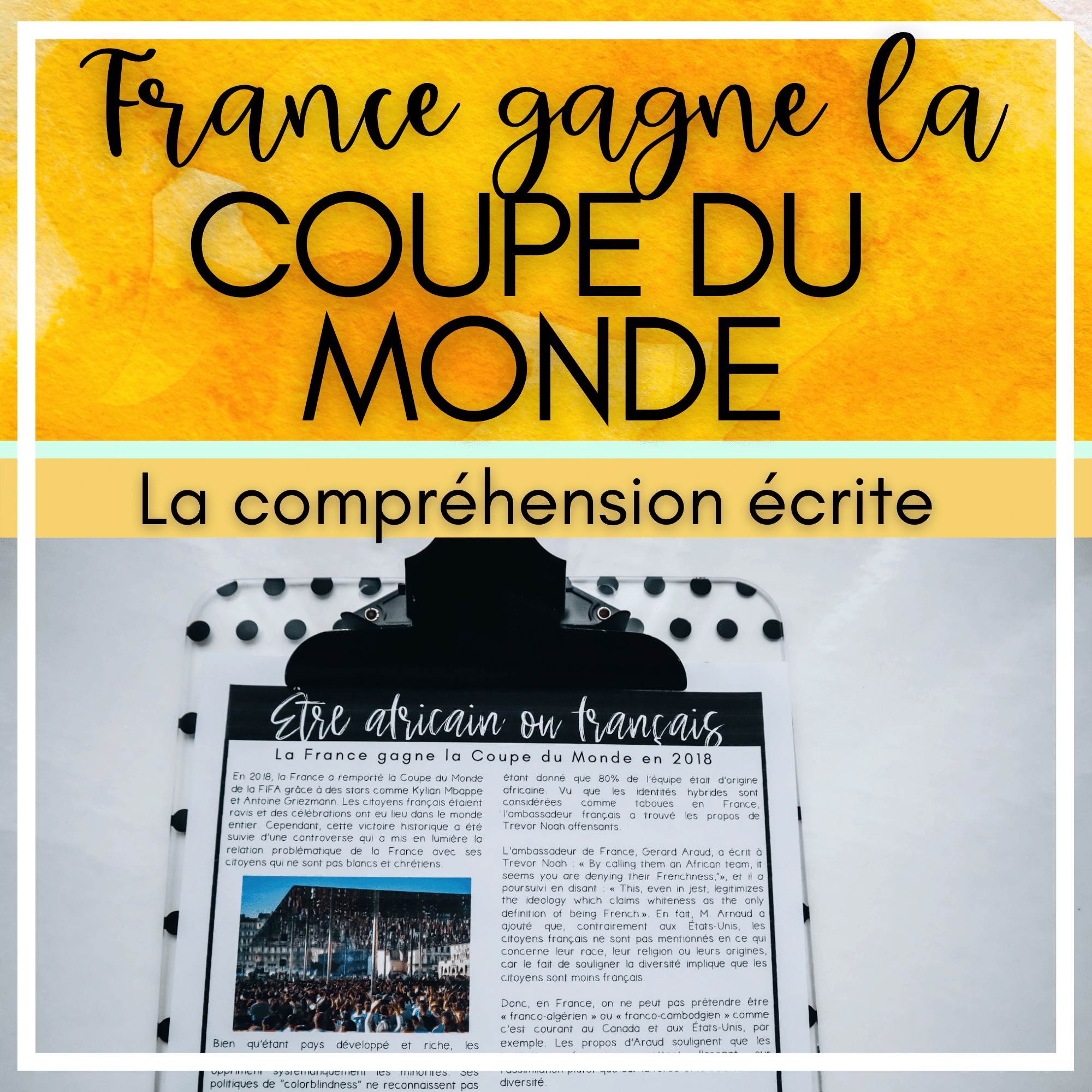 Black Lives Matter Resources for French Teachers - FLE Avec MmeD