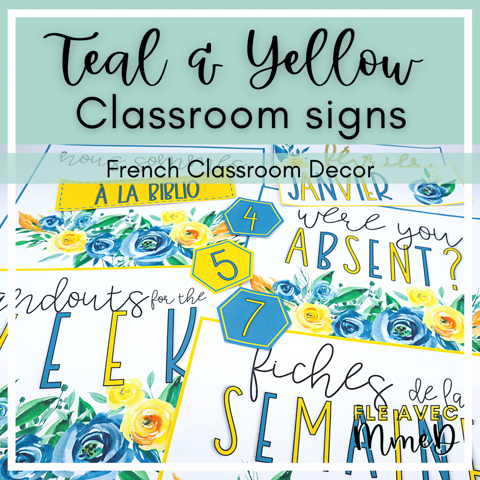 The truth about French classroom decor - FLE Avec MmeD