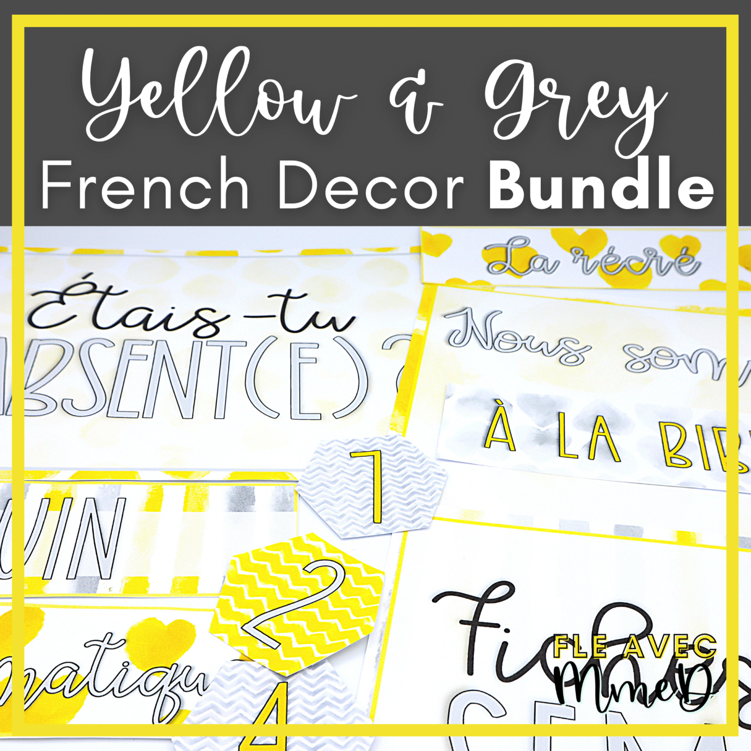 The truth about French classroom decor - FLE Avec MmeD