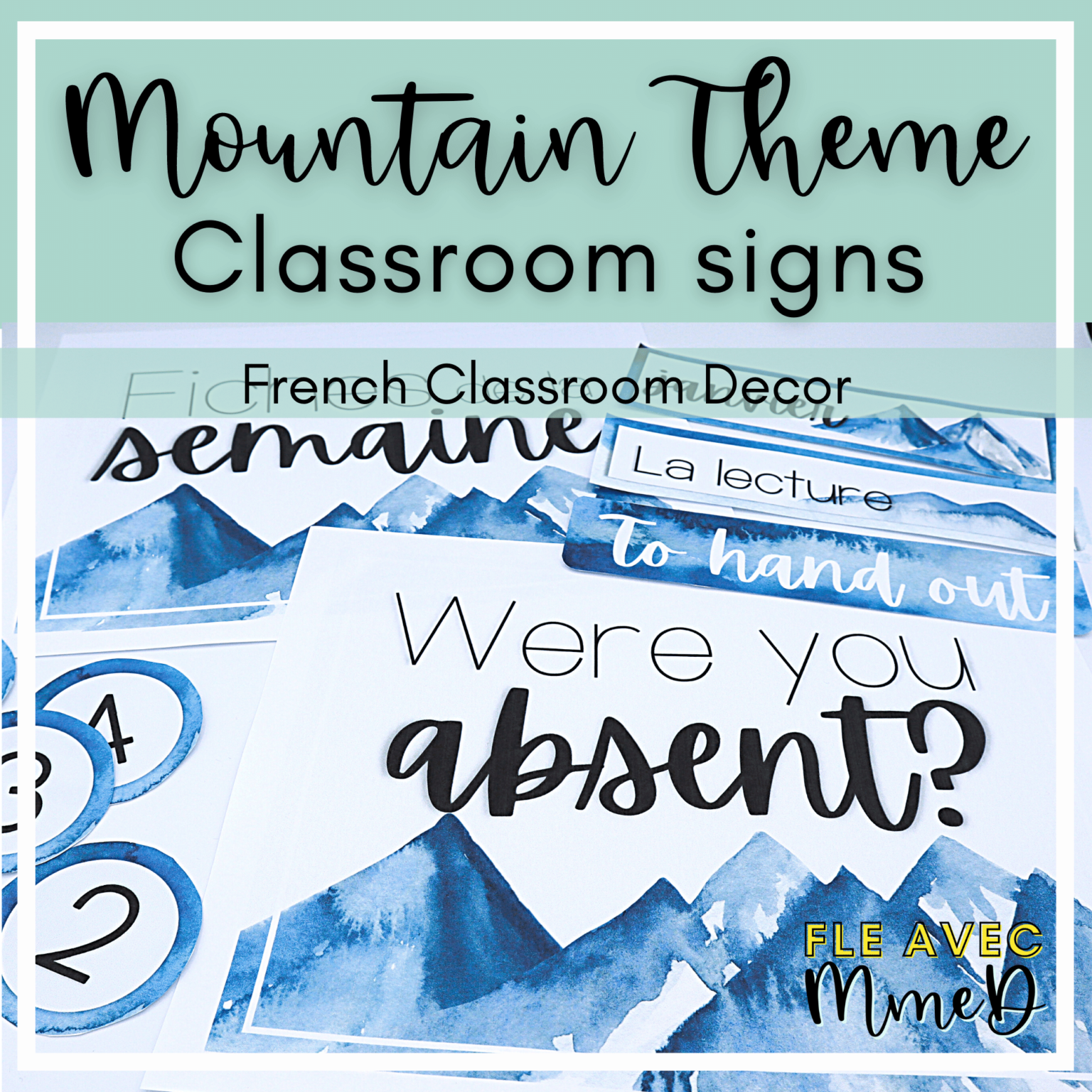 The truth about French classroom decor - FLE Avec MmeD