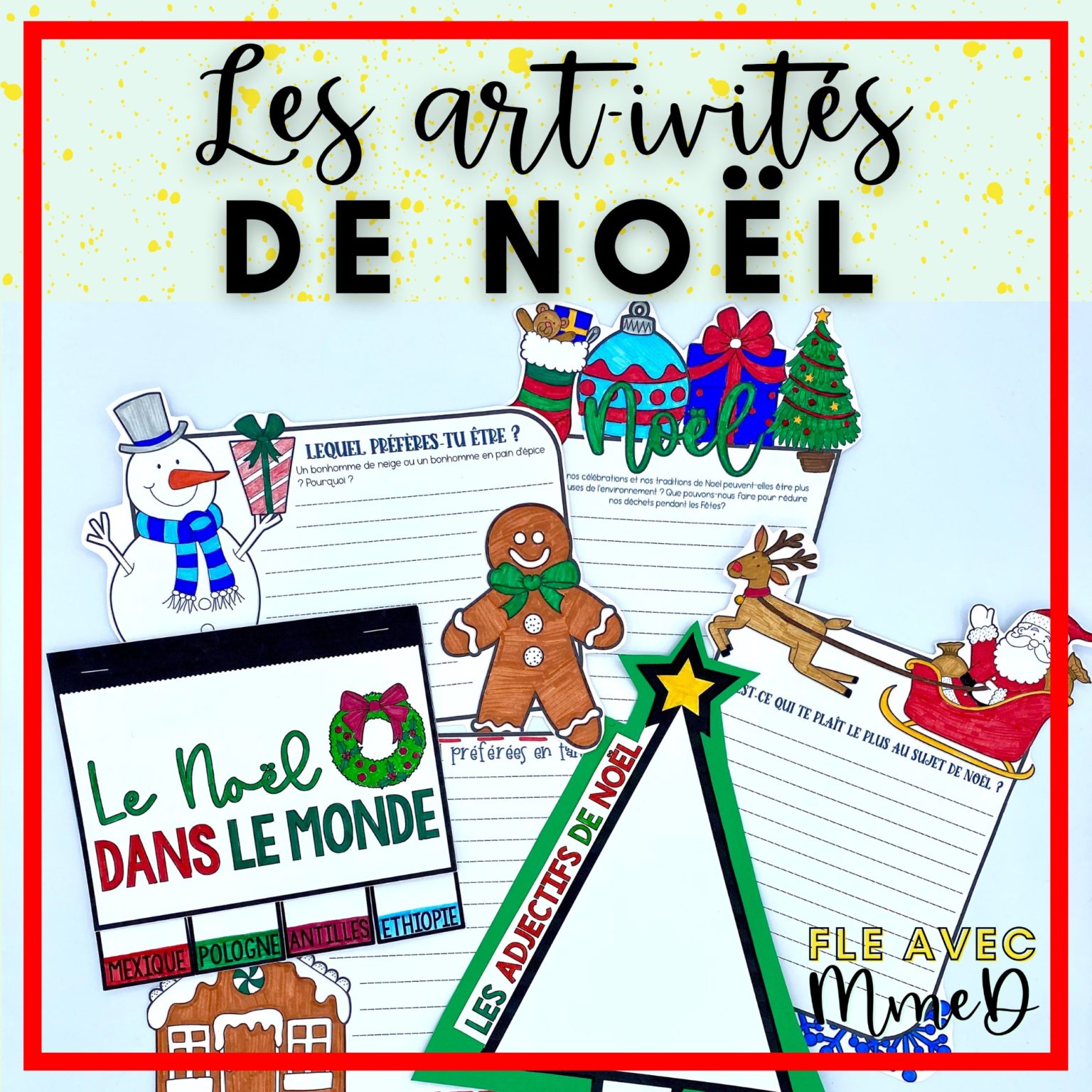 French Christmas Activities for the classroom - FLE Avec MmeD