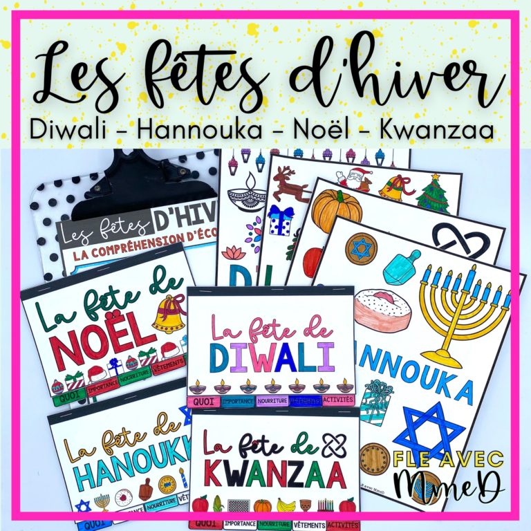 French Christmas Activities for the classroom - FLE Avec MmeD
