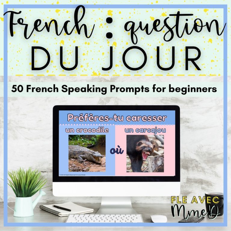 How to get your French students to speak French in class