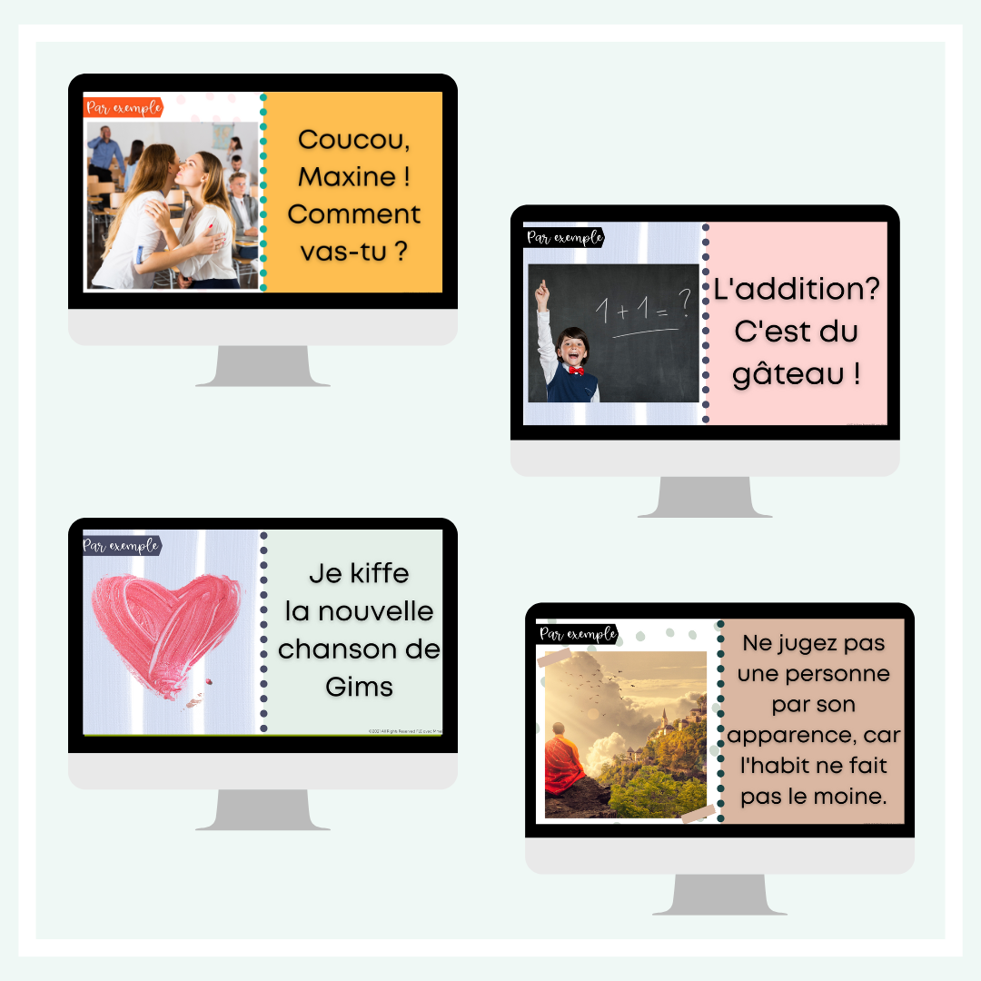 How to teach French idiomatic expressions to French students - FLE Avec ...