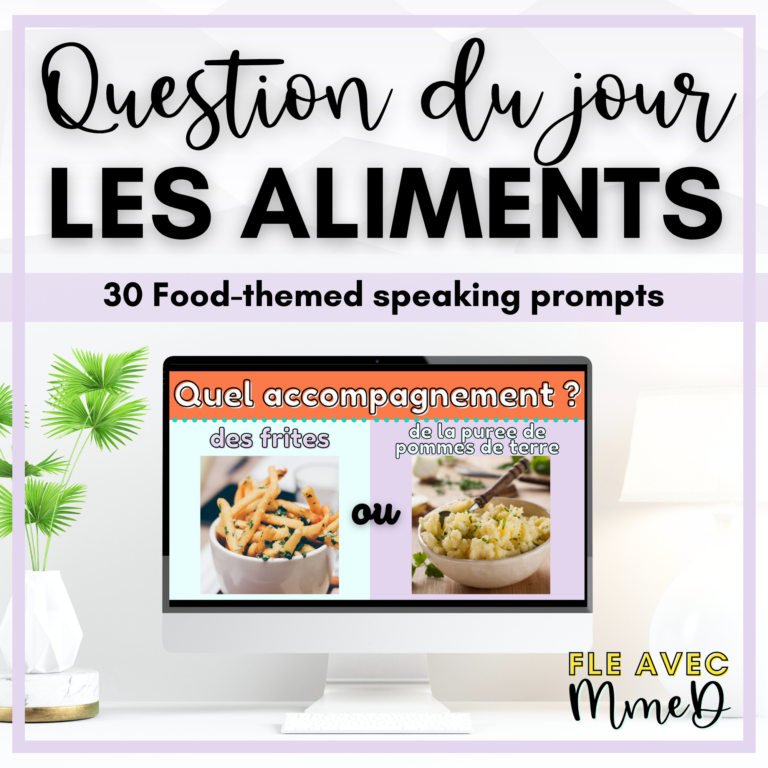 Question du jour : the ultimate French classroom routine you need - FLE ...