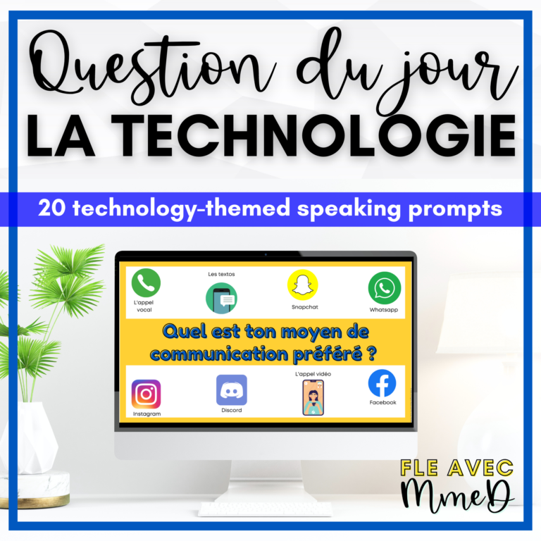 Question du jour : the ultimate French classroom routine you need - FLE ...