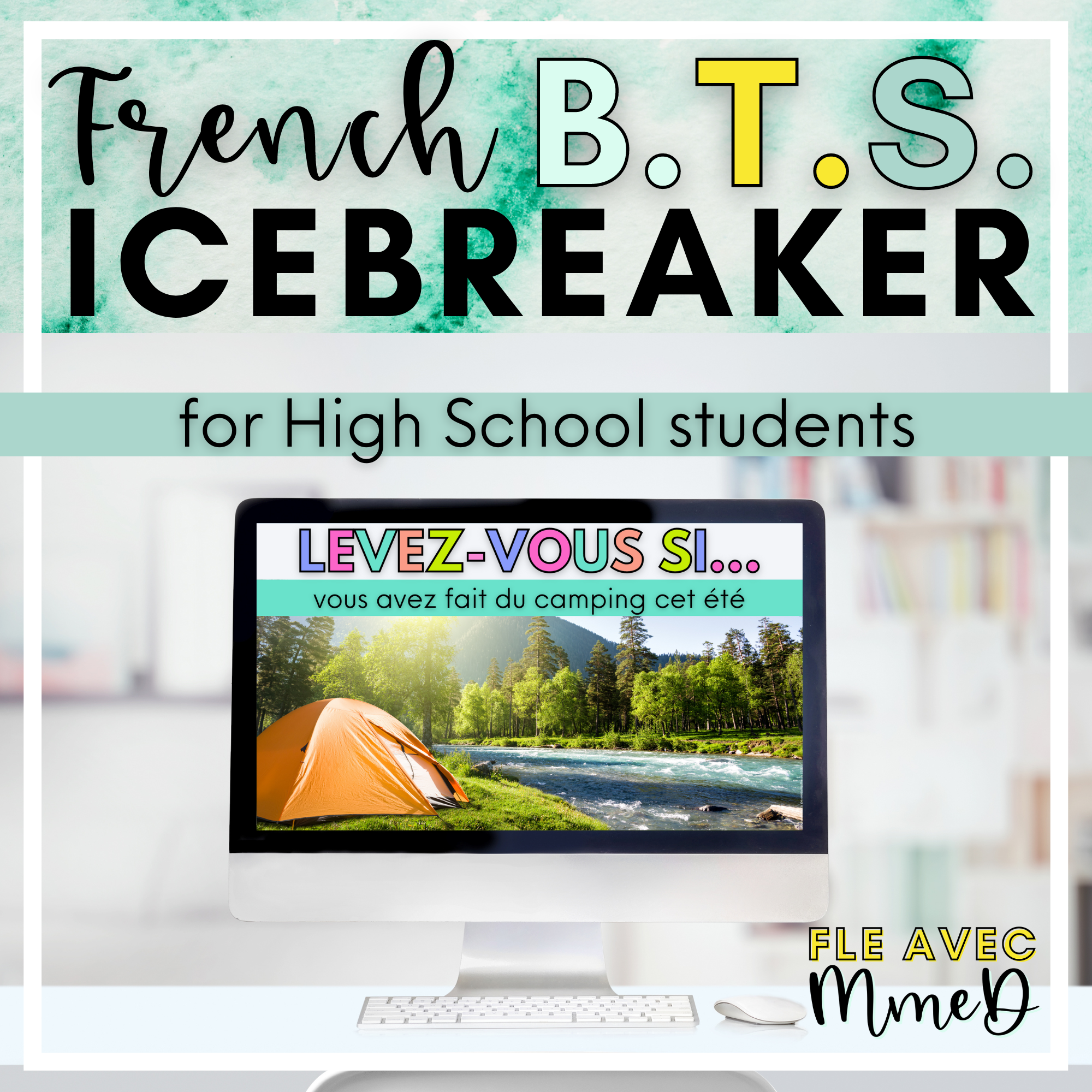 French activities for the first two weeks of la rentrée scolaire