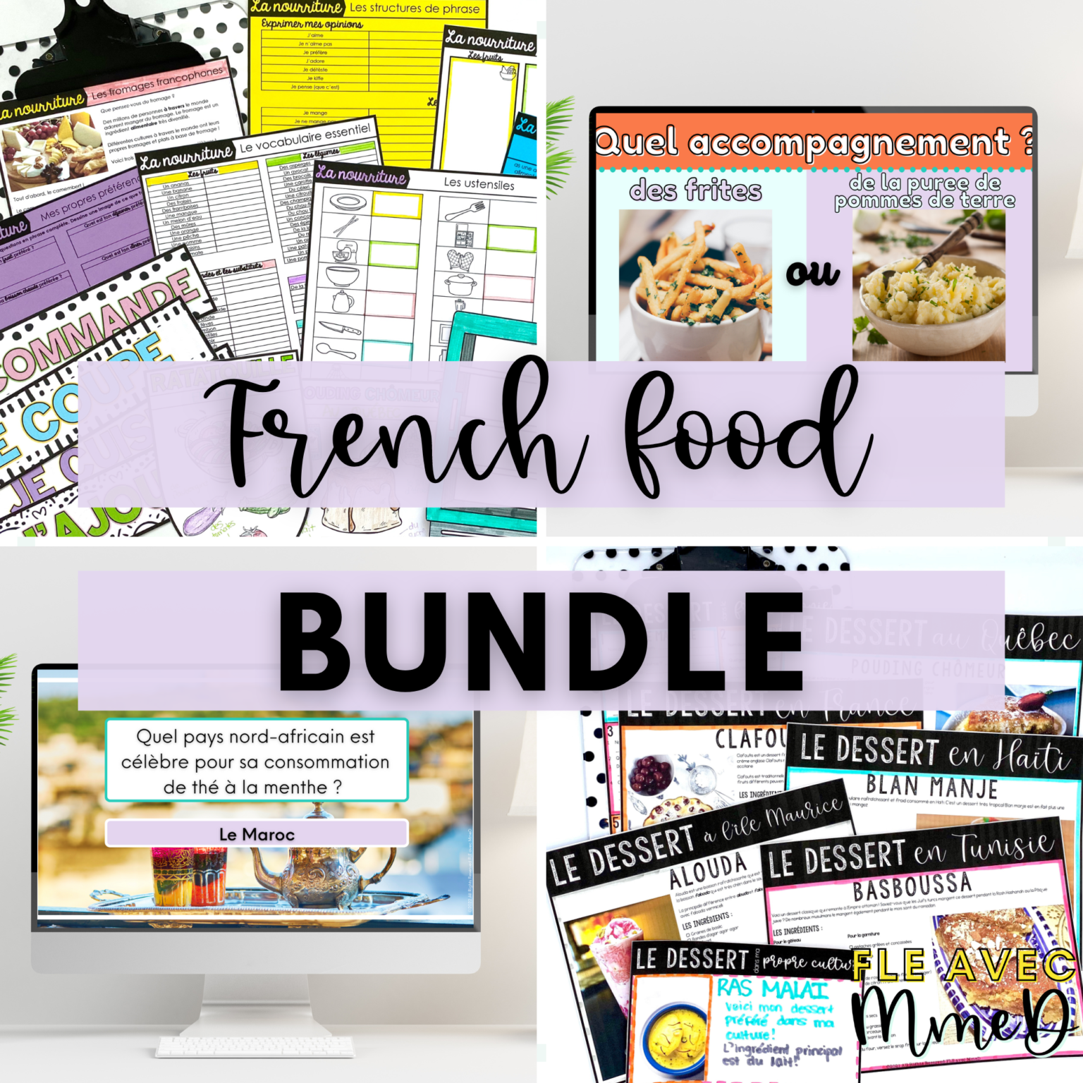 Delectable Ideas & activities for a French food unit - FLE Avec MmeD