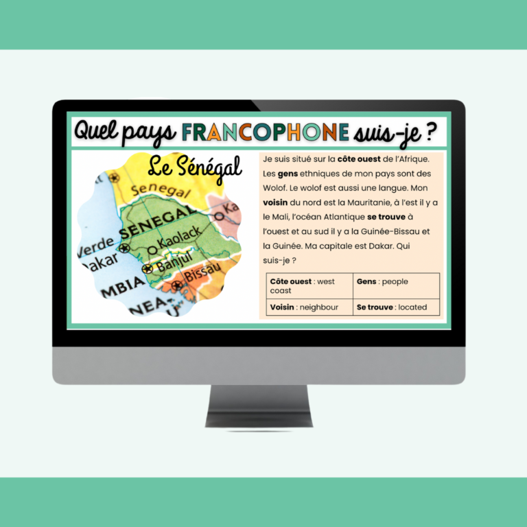 Teaching about the Francophone world: Francophonie Unit Ideas - FLE ...