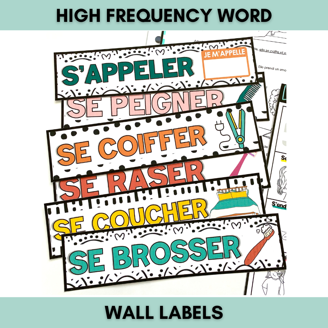 How to teach French reflexive verbs - FLE Avec MmeD
