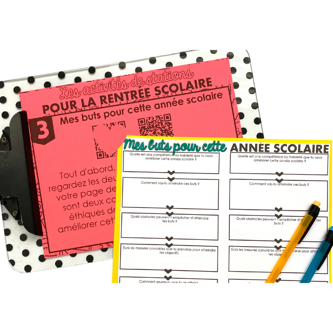 Here's why you need to try French Back to School Stations - FLE Avec MmeD