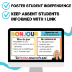 French daily slides - the one French class routine you need